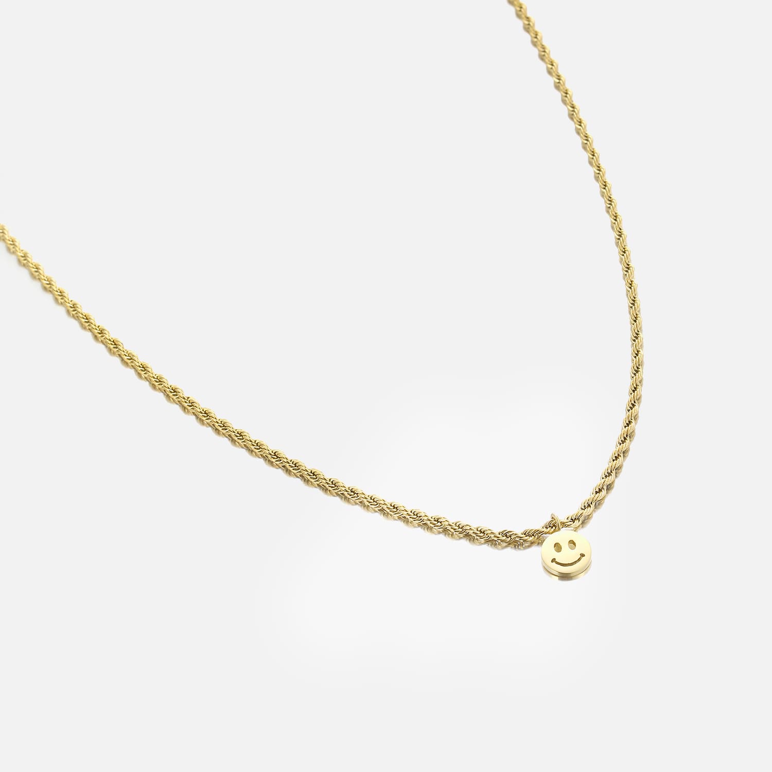 ''HAPPY ROPE'' GOUDEN KETTING – slim goud